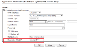 Como configurar cliente DDNS do router num acesso à Internet via Duplo-NAT? – DrayTek